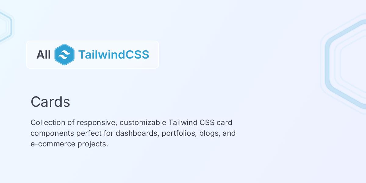 Tailwind CSS Cards | AllUtilityCSS